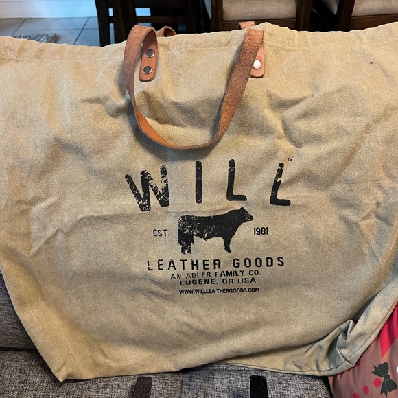 Will Leather Goods | Bags | Vintage Will Leather Goods Very Large ...